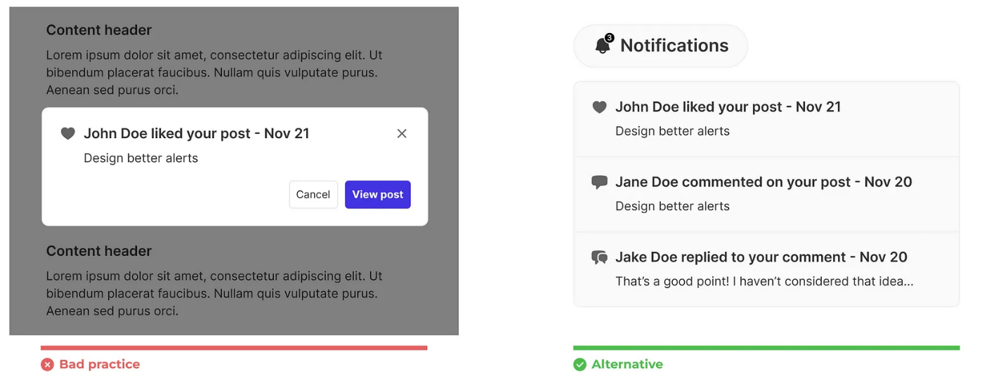 Enhancing User Experience: Designing Better Alerts