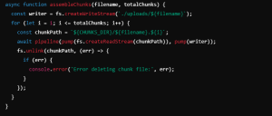 Optimizing Large File Uploads with Chunk Uploads in Node.js and Express.js