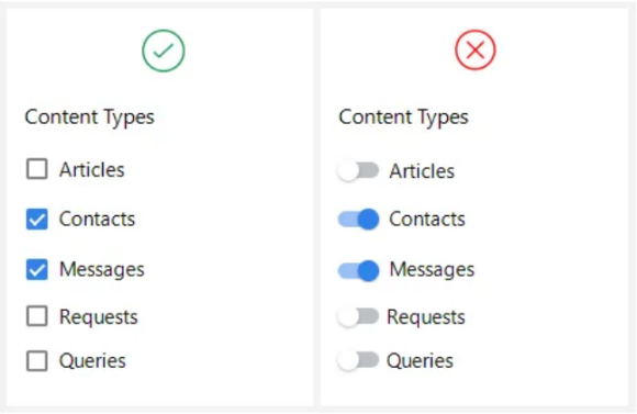Form Design That Works: 5 Scenarios for Checkboxes and Toggles