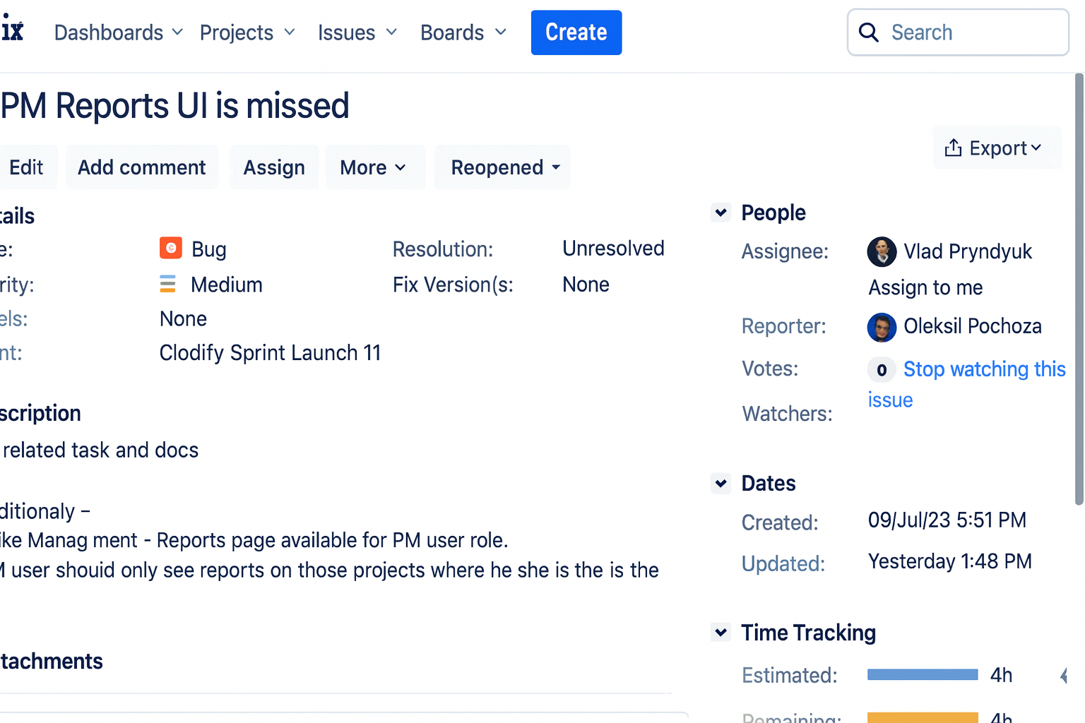 Clodify QA Testing: PM Reports Access Bug Explained & Verified